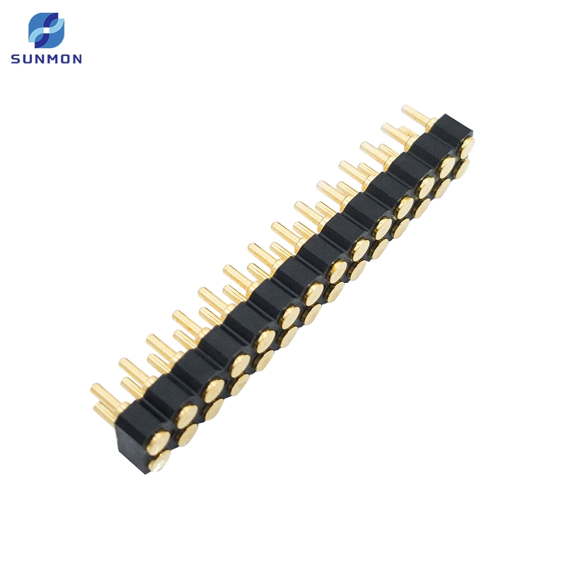 28-Pin Pogo Pin Female Connector | 2.54 mm Pitch | SUNMON