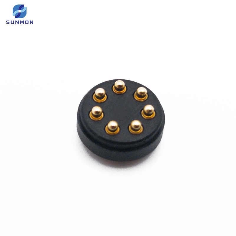 7 Pin Spring Loaded Pogo Pin Connector 【PPM.07-846-0502】 - SUNMON