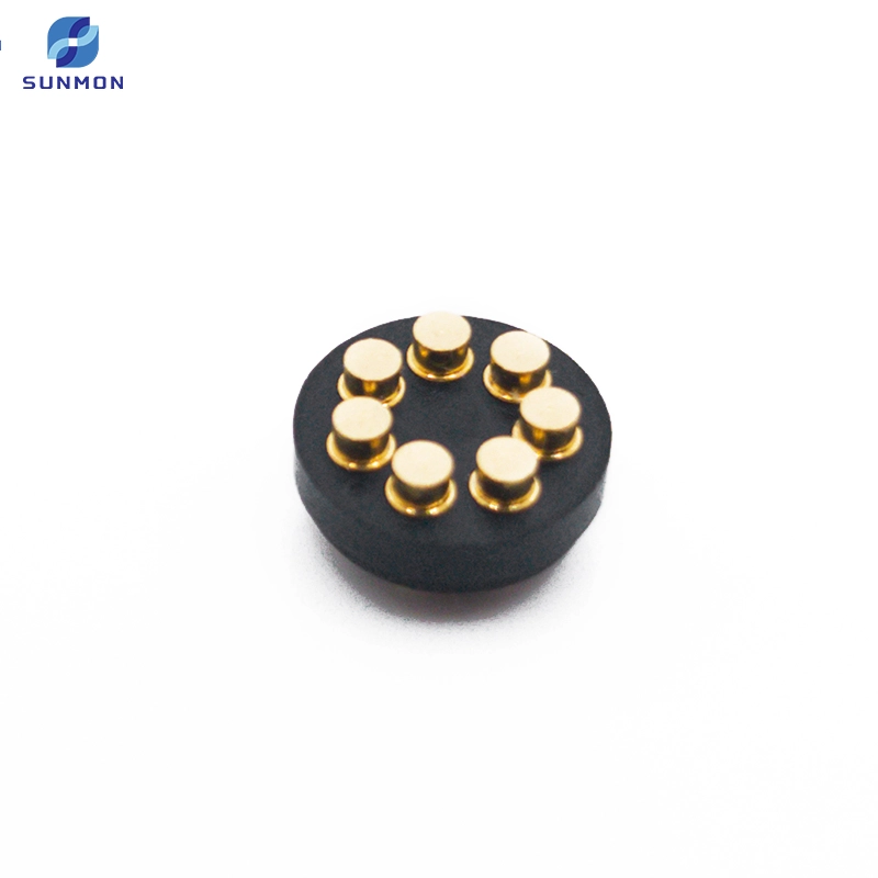 7 Pin Spring Loaded Pogo Pin Connector 【PPM.07-846-0502】 - SUNMON